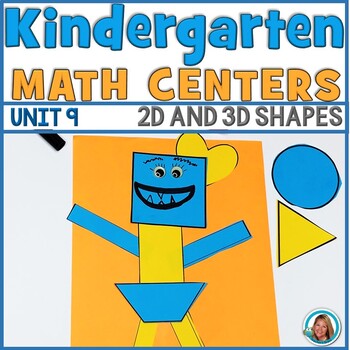 2D & 3D SHAPE Worksheets | Activities | Math Centers for Kindergarten ...