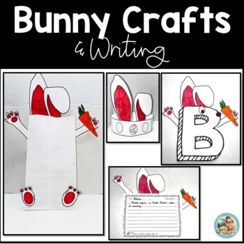 Bunny Craft Printables | Easter Hat | Writing | Spring Bulletin Board ...
