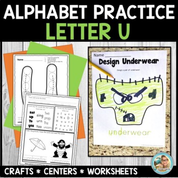 LETTER U Activities | Alphabet Practice Worksheets & Crafts - Teaching ...