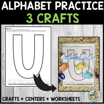 LETTER U Activities | Alphabet Practice Worksheets & Crafts - Teaching ...