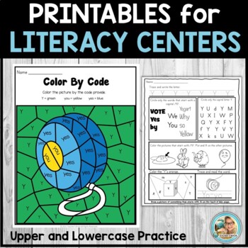 LETTER Y Activities | Alphabet Practice Worksheets & Crafts - Teaching ...
