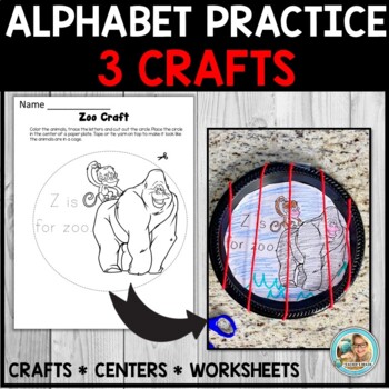 LETTER Z Activities | Alphabet Practice Worksheets & Crafts - Teaching ...