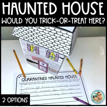 Haunted House Writing Craft | Halloween Activity - Teaching Ideas Made Easy
