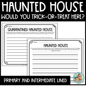Haunted House Writing Craft | Halloween Activity - Teaching Ideas Made Easy