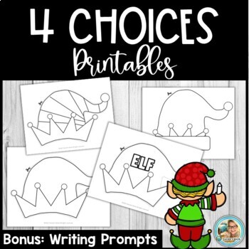 Elf Hat Template | Headband Craft with Writing - Teaching Ideas Made Easy