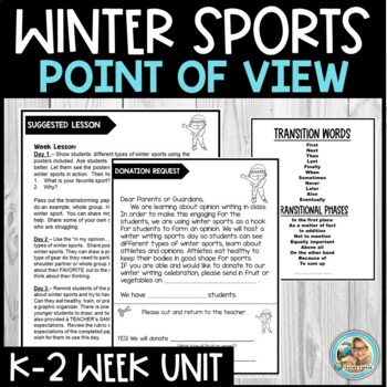 Winter Sports Opinion Writing | Graphic Organizers | Rubric - Teaching ...