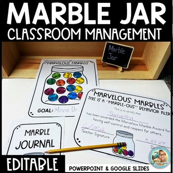 Marble Jar Classroom Management Tools | EDITABLE - Teaching Ideas Made Easy