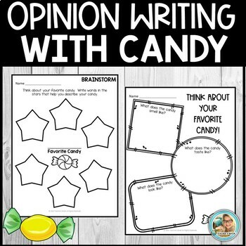 Opinion Writing Prompts BEST Candy | Graphic Organizers - Teaching ...