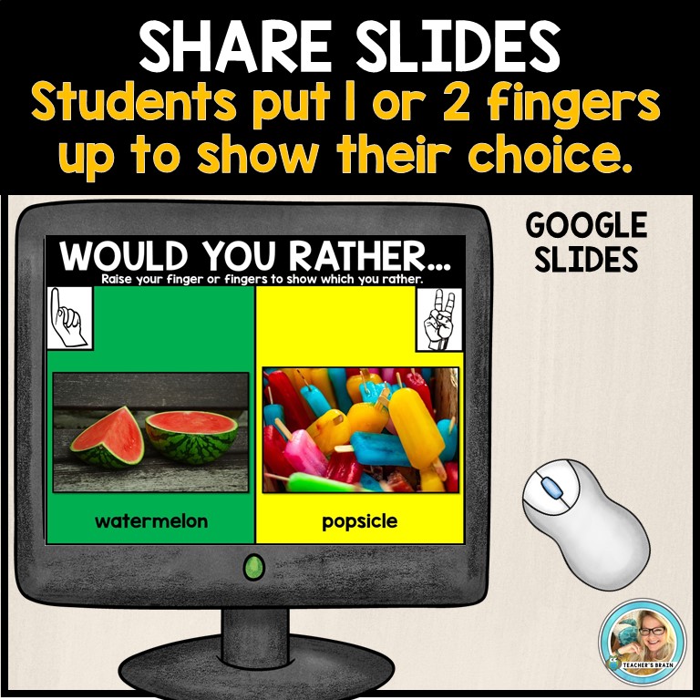 Would You Rather SUMMER THEMED | Google Slides | Writing - Teaching ...
