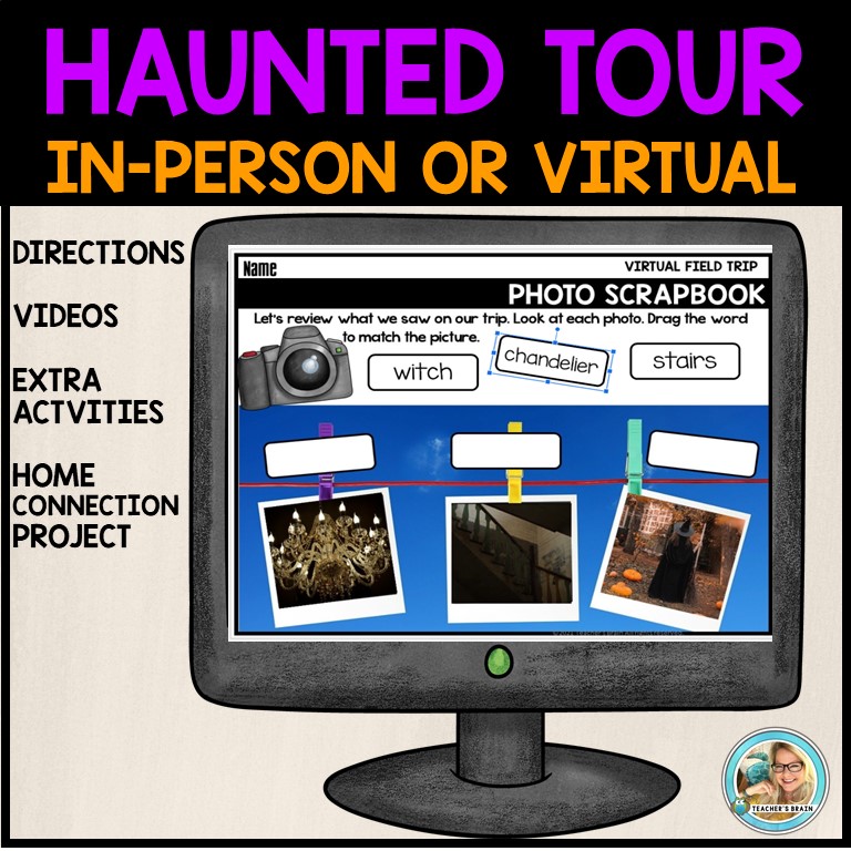 End of the Year Activities Halloween Theme Virtual Field Trip - Google ...