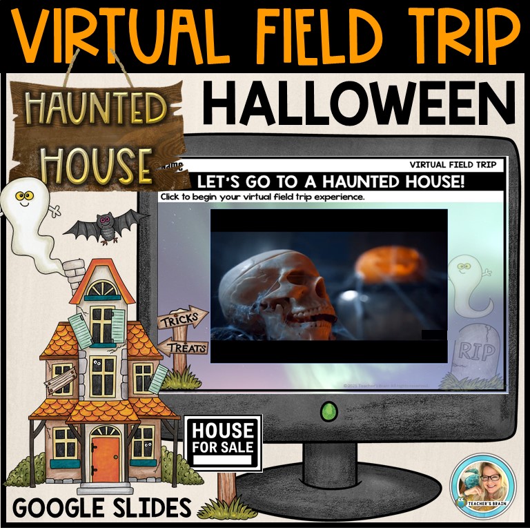 End of the Year Activities Halloween Theme Virtual Field Trip - Google ...