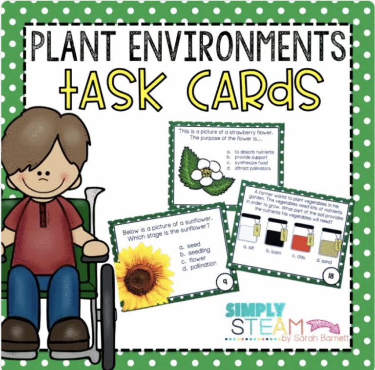 Plant Life Cycle & Environment Task Cards | Science Centers Review