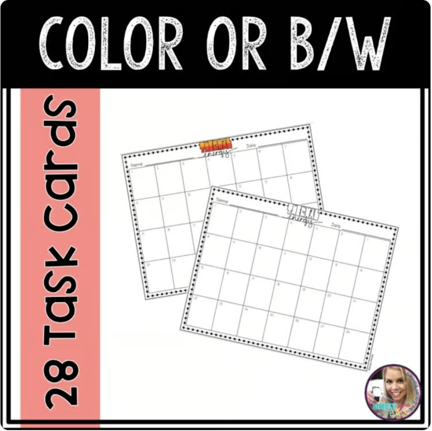 Thermal Energy Task Cards