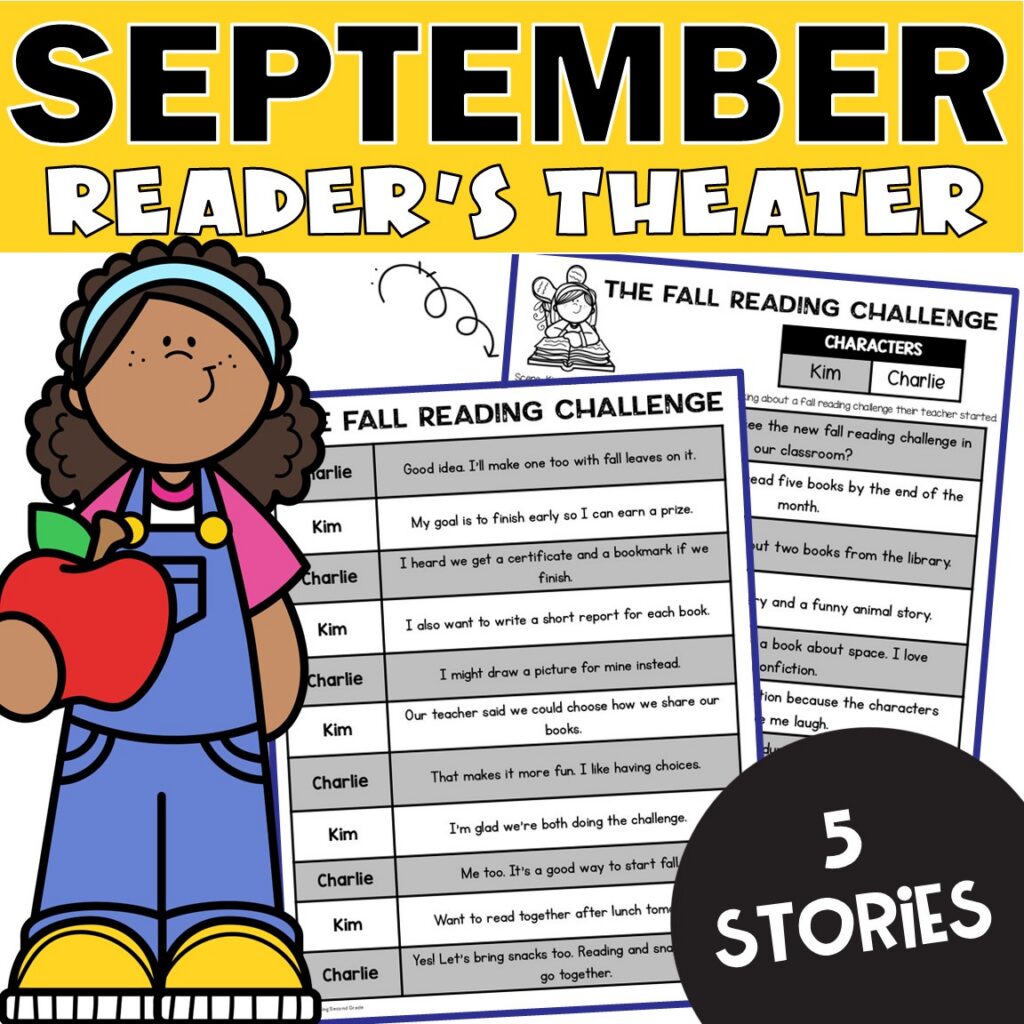 September Reader's Theater for 1st and 2nd Grade | 5 Stories ...