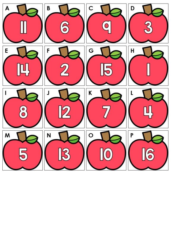 Apple Sorting Odd and Even Numbers Math Center Fun Fall Math Activity ...