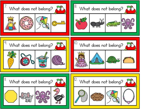 September Beginning Sounds Clip Card Center | Phonics Activity ...