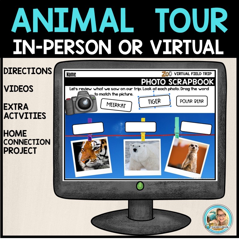 Back to School Activities ZOO Virtual Field Trip | Google Slides ...