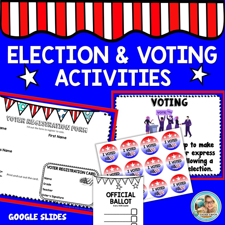 Presidential Election Activities | VOTING Ballot Process | Print or ...