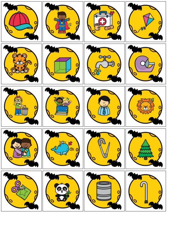 Halloween Silent Magic E Phonics Center | October Long Vowels Word ...