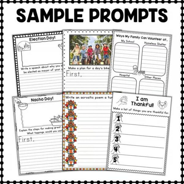 November Writing Prompts | Daily Journal Topics, Opinion & Narrative ...