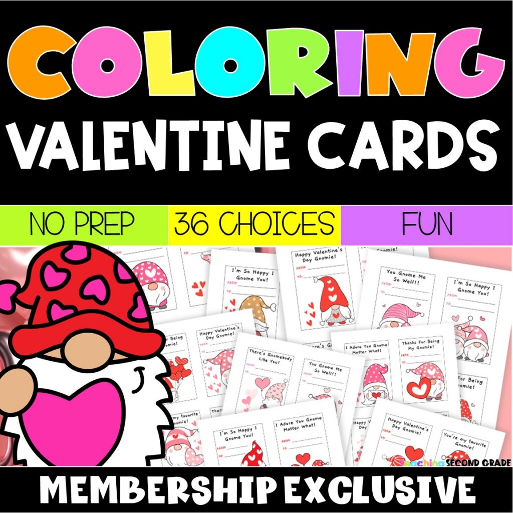 Valentine Gnome Cards | Printable Classroom Exchange Cards