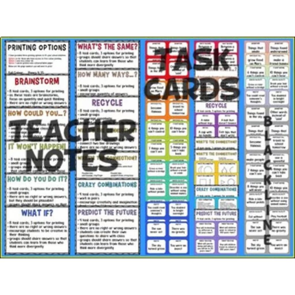 Critical Thinking Task Cards – Logic Puzzles Higher-Order Thinking