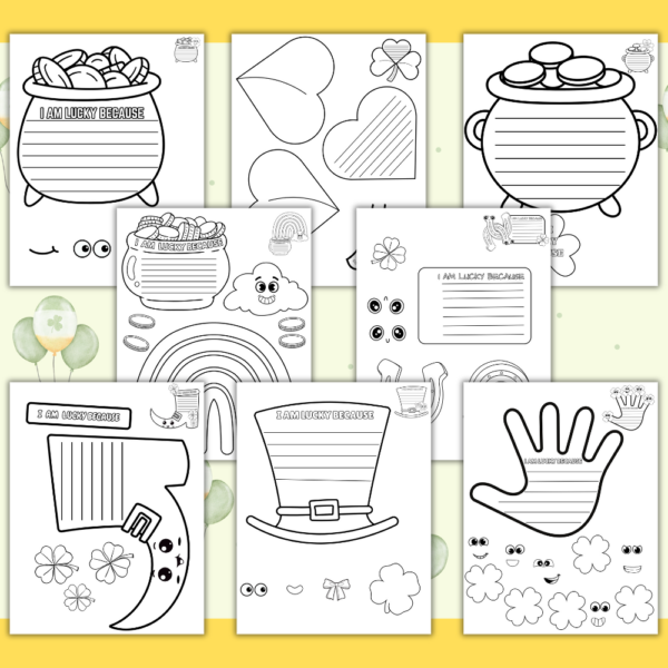 St. Patrick’s Day Writing Crafts Printable Activity