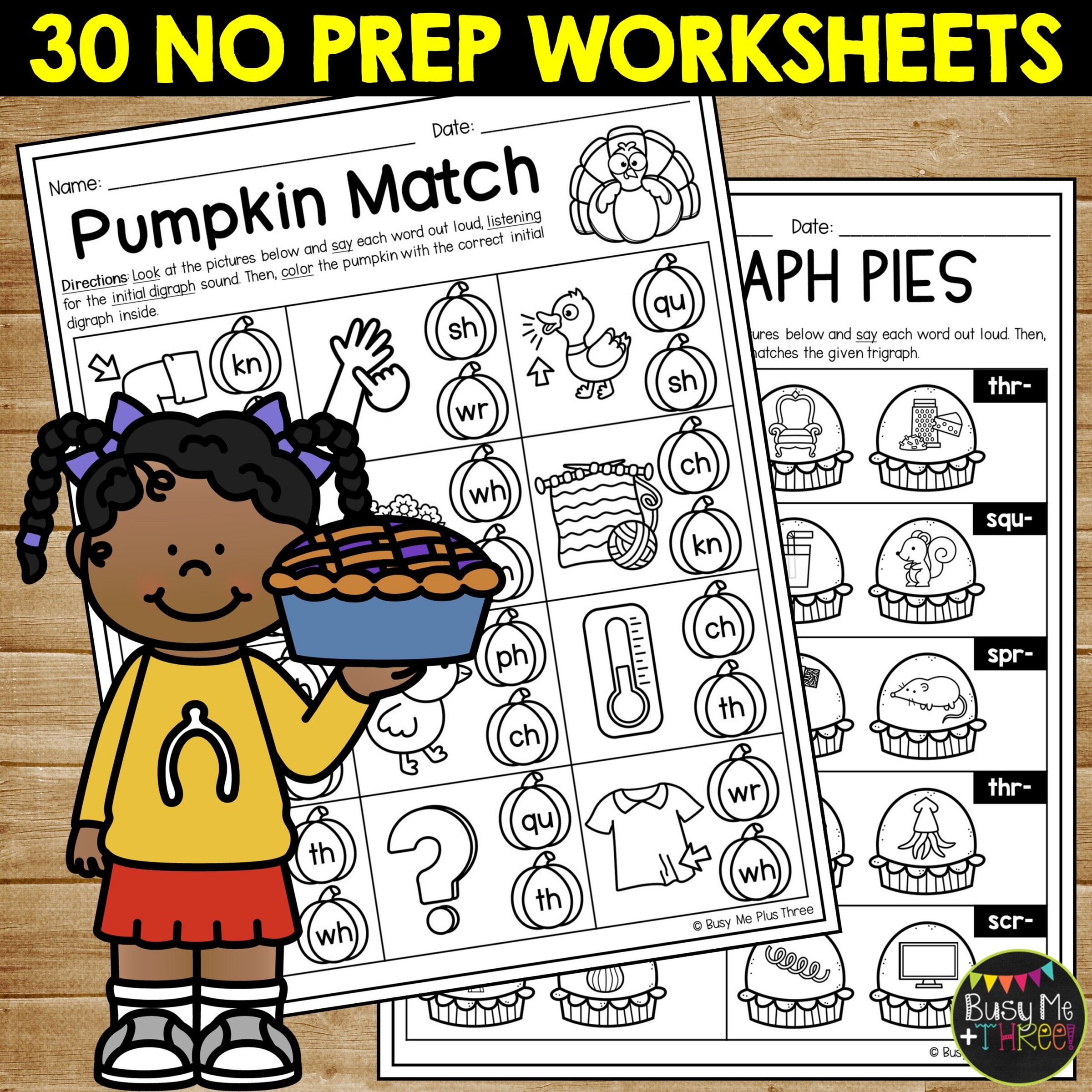 1st Grade Thanksgiving ELA Review No Prep Worksheets - Teaching Ideas ...