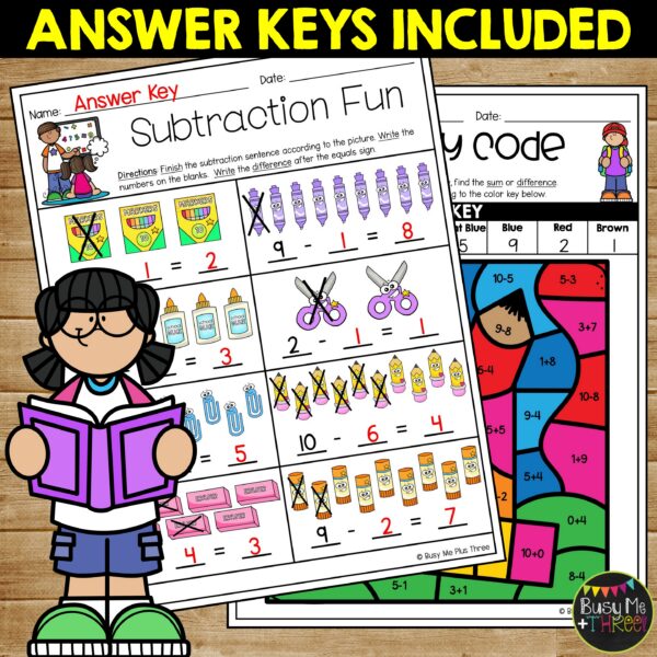 1st Grade Back to School Math Review No Prep Printables - Teaching ...