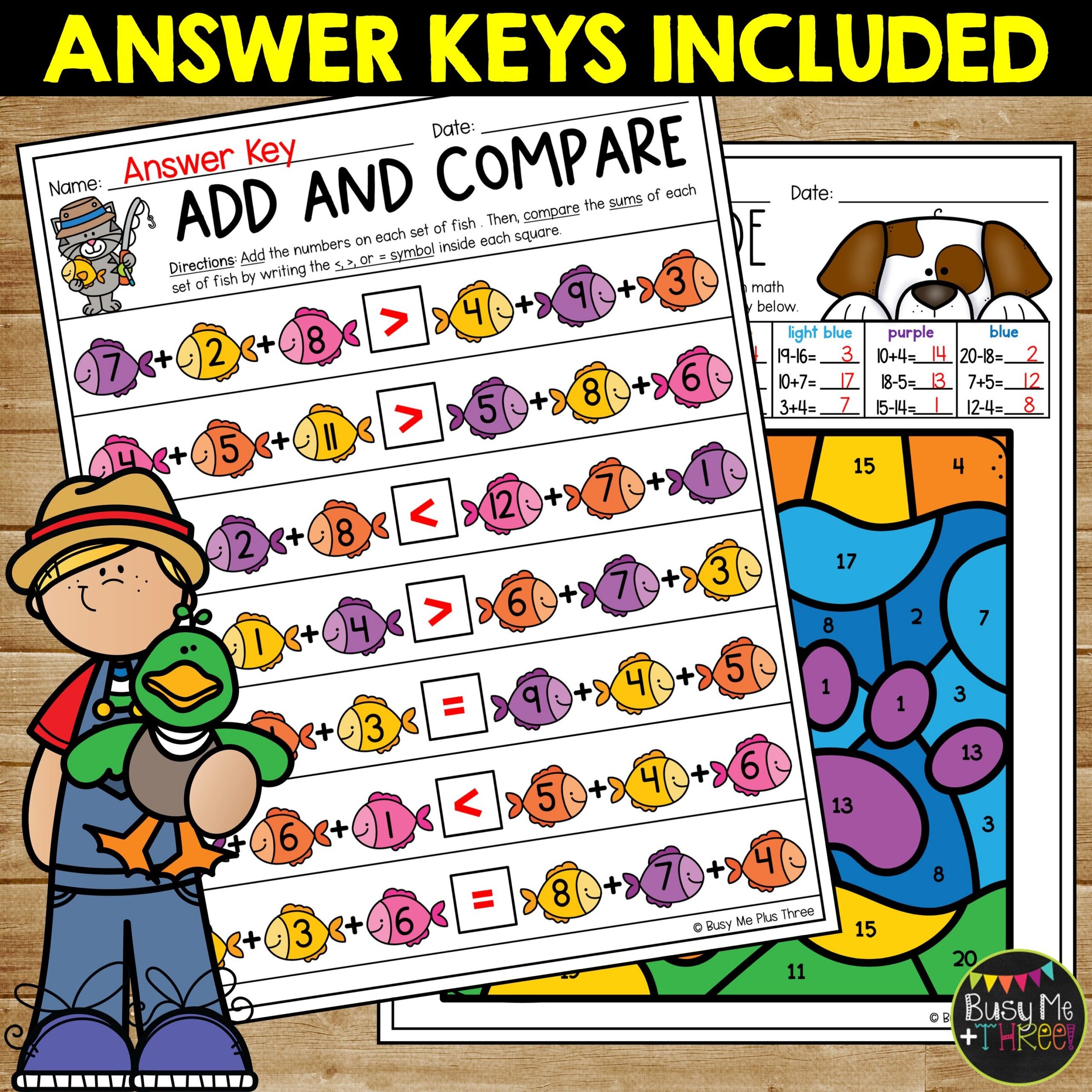 1st Grade Pets Math Review No Prep May Printables - Teaching Ideas Made ...