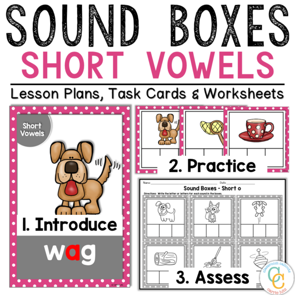 Short Vowels Sound Boxes K-2 - Teaching Ideas Made Easy