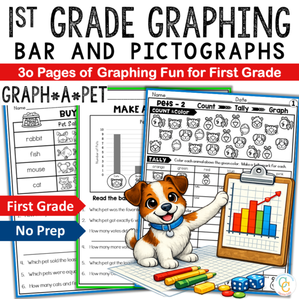 First Grade Graphing Worksheets Bar Graphs Pictographs - Teaching Ideas ...