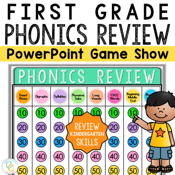 1st Grade Phonics Game Show - No Prep PowerPoint - Teaching Ideas Made Easy