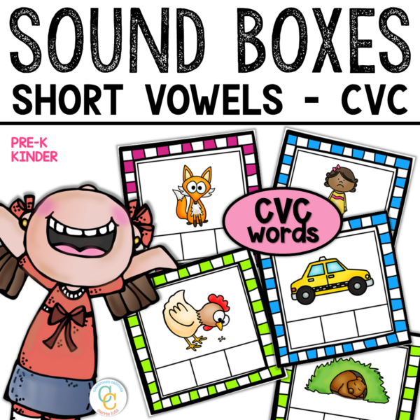 1st Grade CVC Sound Boxes No Prep Phonics Activities - Teaching Ideas ...