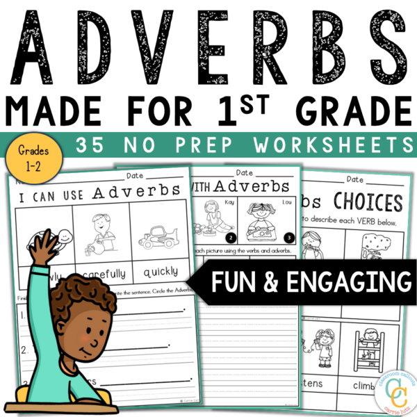 Adverbs 1st Grade | No Prep Worksheets - Teaching Ideas Made Easy