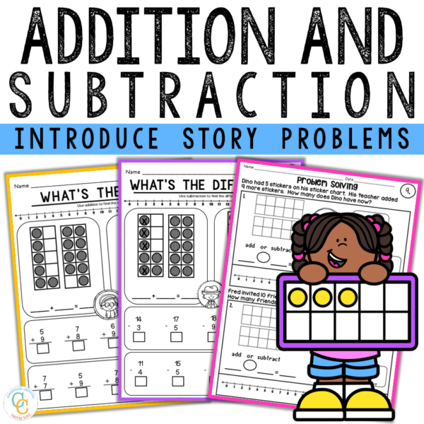 First Grade Addition and Subtraction Word Problems Worksheets ...