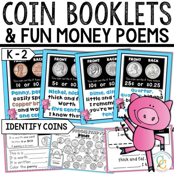 K-2 Coin Booklets & Money Poems - Teaching Ideas Made Easy
