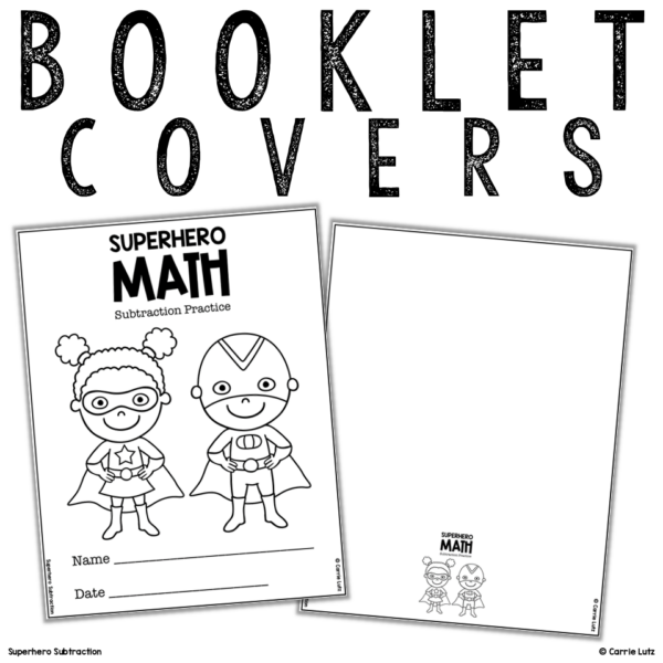 Superhero Subtraction Worksheets Within 20 First Grade Math Practice ...
