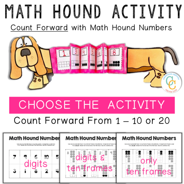 Count Forward Backward | K-1 Math Crafts - Teaching Ideas Made Easy