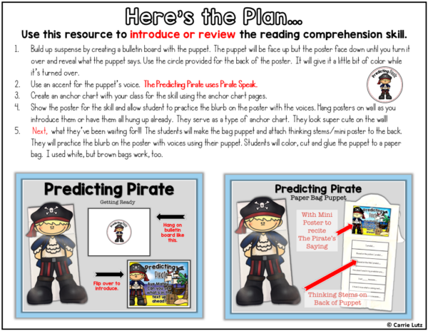 Predicting Activities with Puppets K-2 - Teaching Ideas Made Easy
