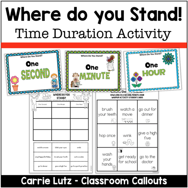 1st Grade Telling Time Hour and Half Hour Spring Activities - Teaching ...