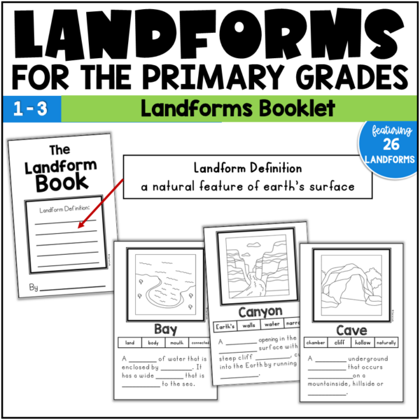 Landforms 2nd Grade | Bodies of Water Social Studies - Teaching Ideas ...