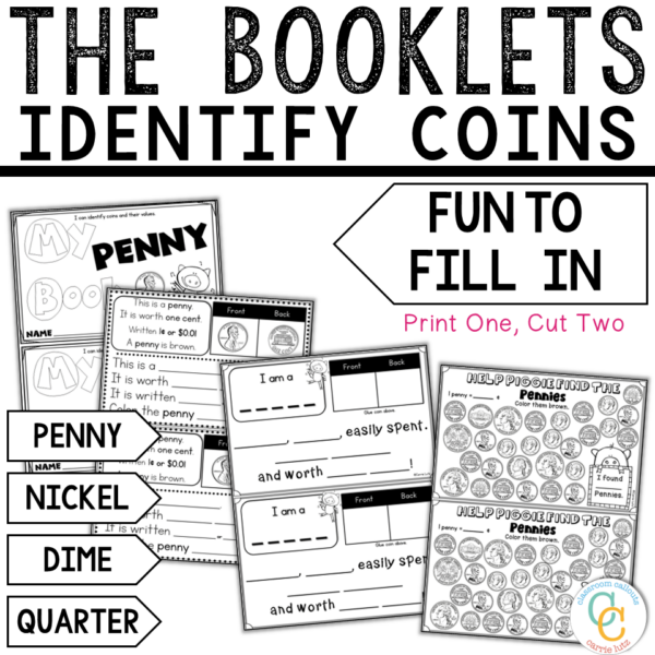 K-2 Coin Booklets & Money Poems - Teaching Ideas Made Easy