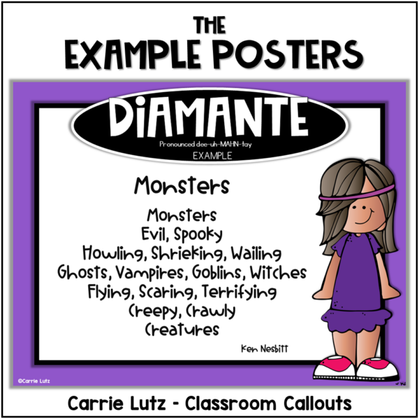 First Grade Poetry Writing | Cinquain Haiku Diamante Templates ...