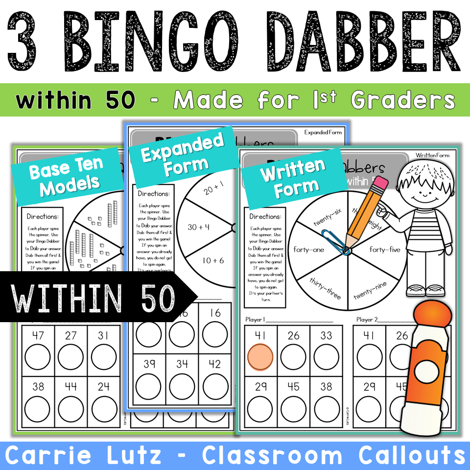 Place Value Games 1st Grade | Numbers to 100 - Teaching Ideas Made Easy