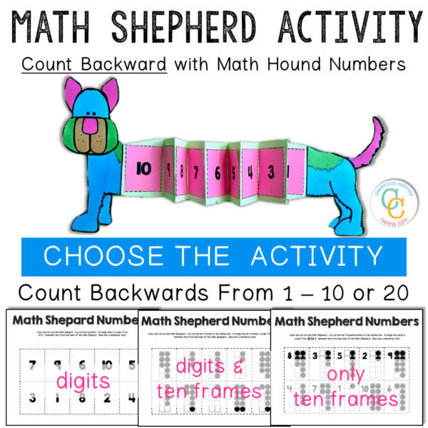Count Forward Backward | K-1 Math Crafts - Teaching Ideas Made Easy