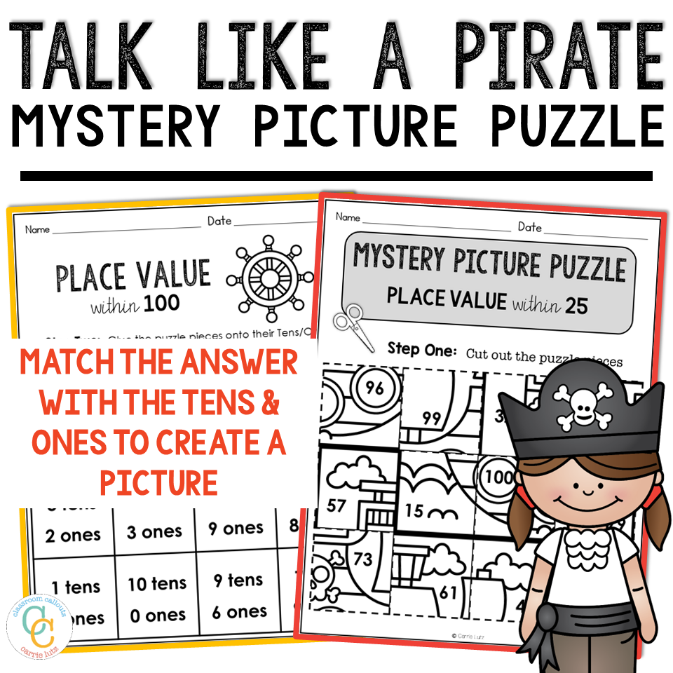 Talk Like a Pirate Day Activities | No Prep Printables - Teaching Ideas ...