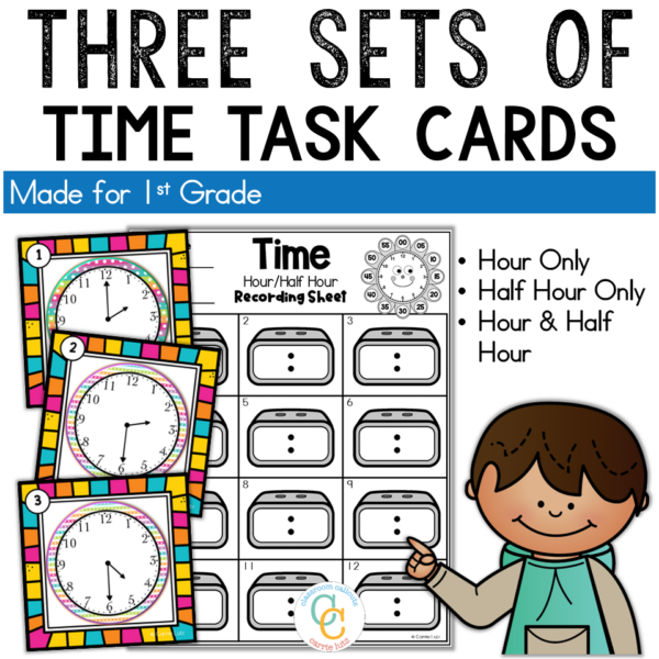 Telling Time 1st Grade | Hour and Half Hour Worksheets - Teaching Ideas ...