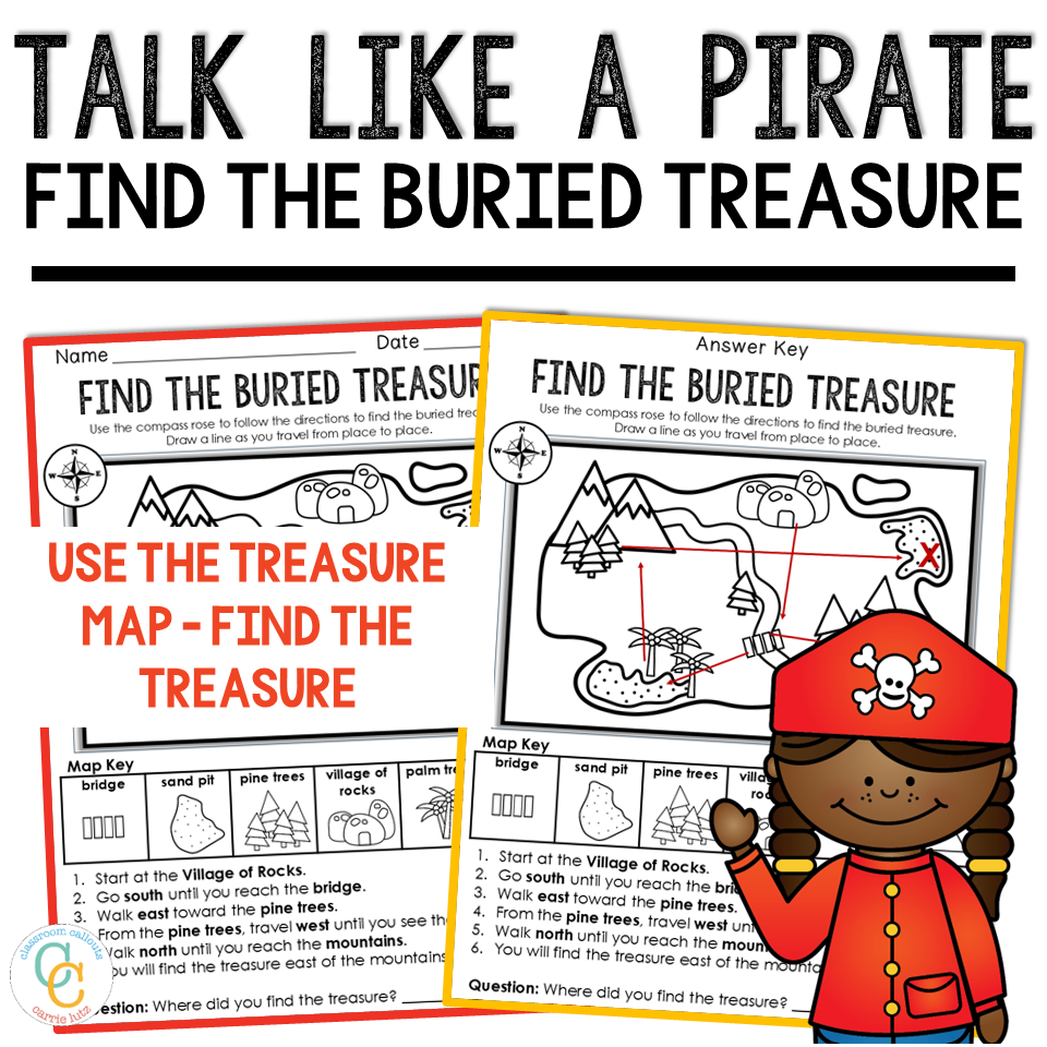Talk Like a Pirate Day Activities | No Prep Printables - Teaching Ideas ...