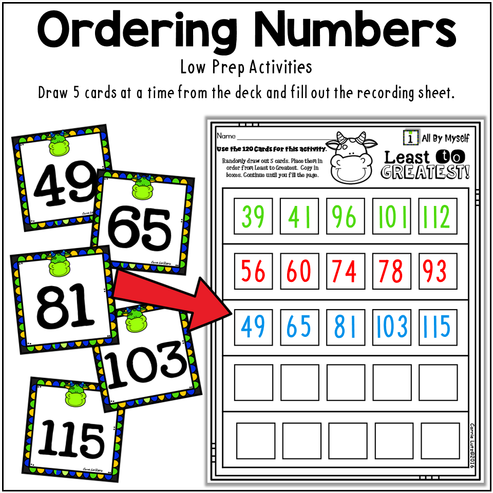 Number Sense to 120 | Dragon Math Activities - Teaching Ideas Made Easy